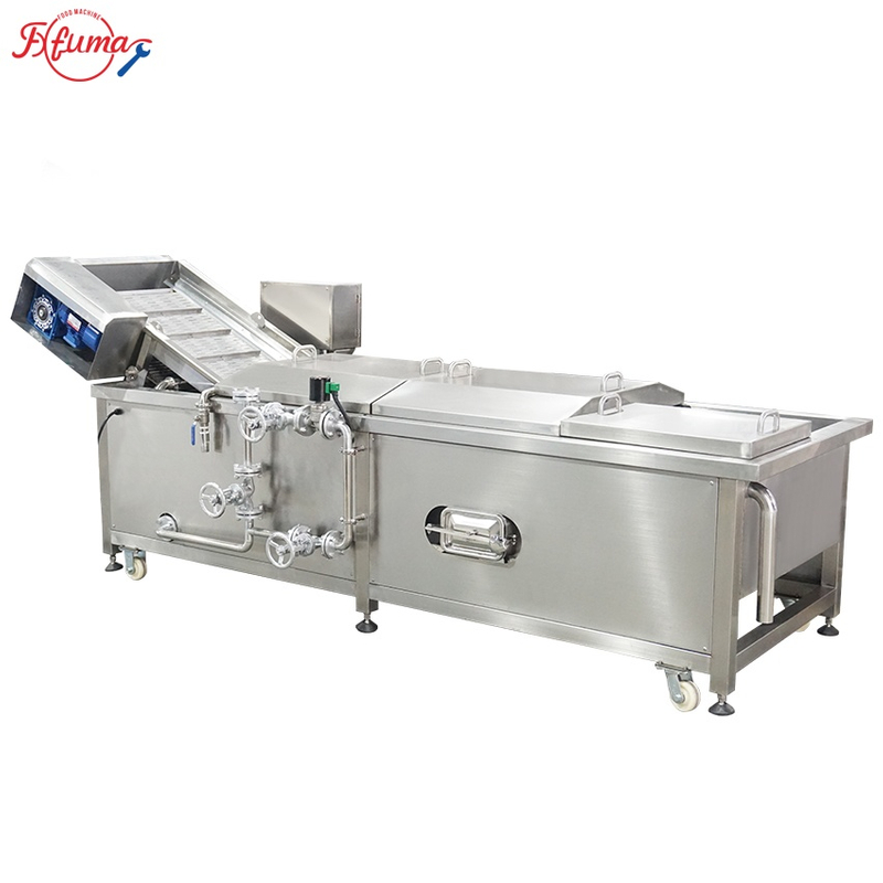 Vegetable Fruit Washing Cleaning Blanching Machine Plan from China ...
